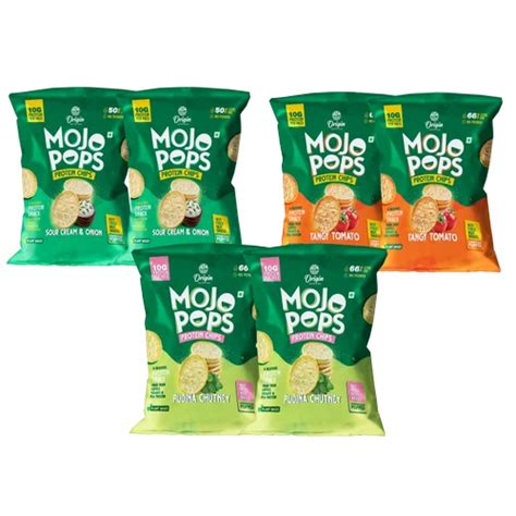 Origin Nutrition Mojo Pops Protein Chips In Assorted Flavours 30g