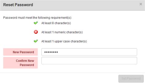 Reset An Employees Password