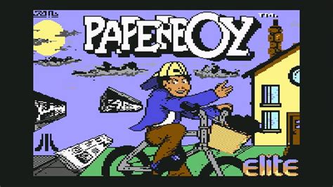 Commodore 64 Paperboy Ntsc 12hpd Cr Mkm Elite Systems Ltd