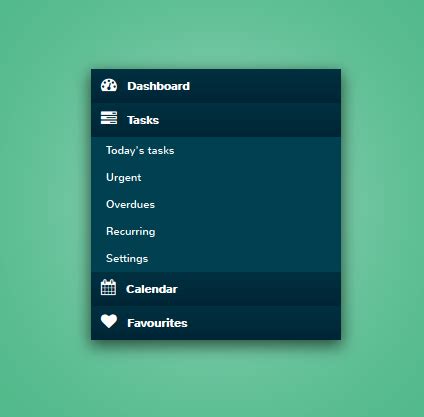 Menu Vertikal Accordion Dengan CSS3 GO Blog