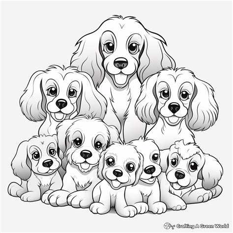 Lps Cocker Spaniel Coloring Pages Free And Printable