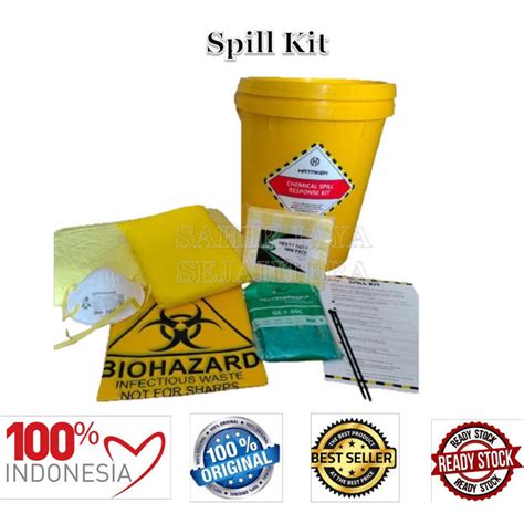 Jual Chemical Spill Kit 10 Liter Chemical Spill Response Kit 10 Liter