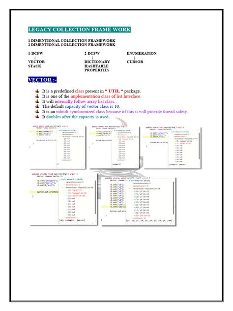 Java Collections Framework Overview Pdf Boolean Data Type