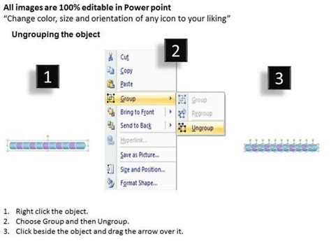 Business Diagram Linear Arrow 11 Stages Marketing Diagram