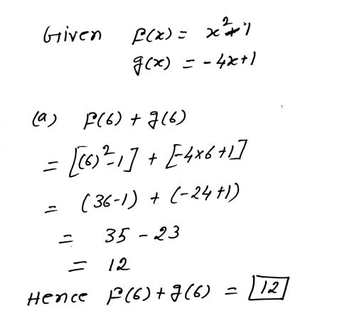 Answered Let Fxx2−1 Let Gx−4x1 Find The Bartleby