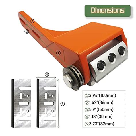 Lajiaoz Orange Log Peeler Log Debarking Tool As