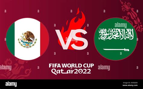 Mexico Vs Saudi Arabia Soccer Match Fifa World Cup Qatar 2022 Mexico