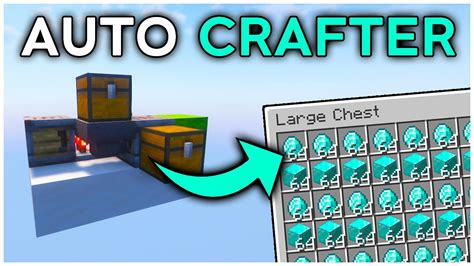 The Easiest Auto Crafter In Minecraft 1 21 Tutorial Youtube