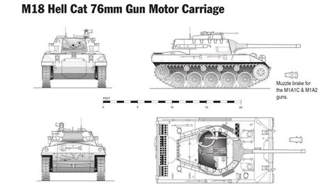M18 Hellcat Blueprints