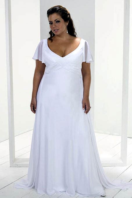 Casual Wedding Dresses With Sleeves Plus Size Bestweddingdresses