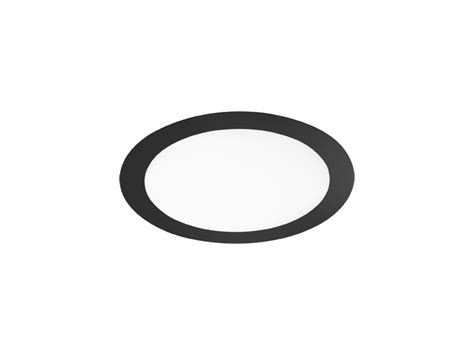 PANEL LED W LUX REDONDO EMPOTRAR NEGRO K Produtel
