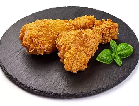 عکس با کیفیت مرغ سرخ شده گرافیک با طعم تربچه طرح لایه باز