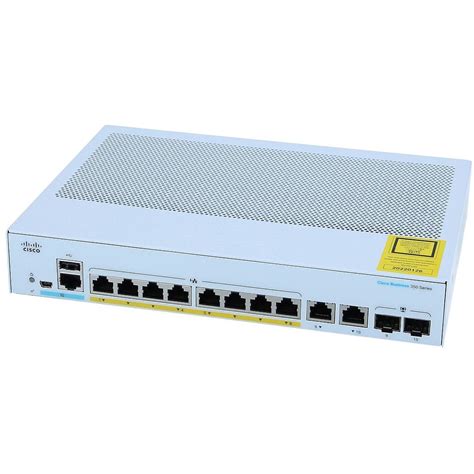 Cisco Business 350 Series Cbs350 8p E Managed Switch 8 Port 10 100