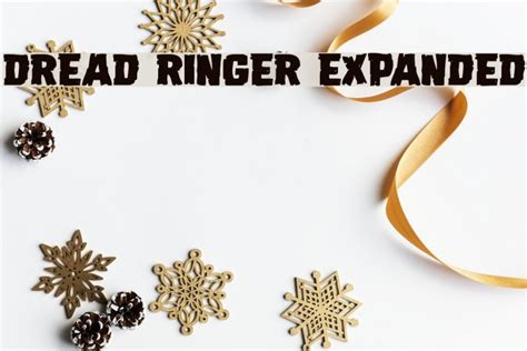 Dread Ringer Expanded Font