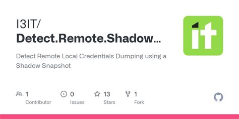 Github I3itdetectremoteshadowsnapshotdump Detect Remote Local Credentials Dumping Using A