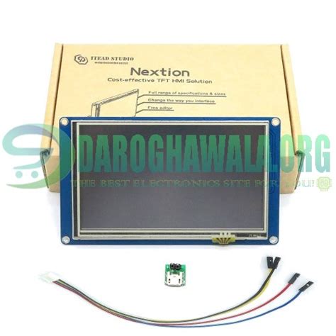 5 Inch Lcd Hmi Tft Intelligent Touch Display Module Nextion Nx8048t050