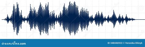 Dark Blue Seismic Activity Diagram Plotted On A Graph Shows Radio