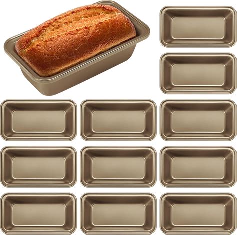 Amazon Nordic Ware Natural Aluminum Commercial Mini Loaf Pans Four 2 Cup Pans Home Kitchen