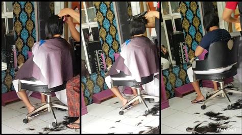 Ica Potong Rambut Bob Polwan Haircut Bob Corte Cabelo Youtube