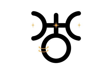 Uranus Sign Symbol Svg Cut File By Creative Fabrica Crafts · Creative