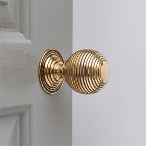 Beehive Door Knobs In Aged Brass Grace And Glory Home