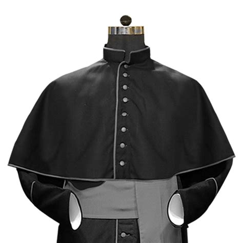 Black Roman Cassock With Mozzetta Psg Vestments