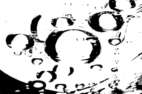 Premium Vector Black Texture Vector Of Bubbles