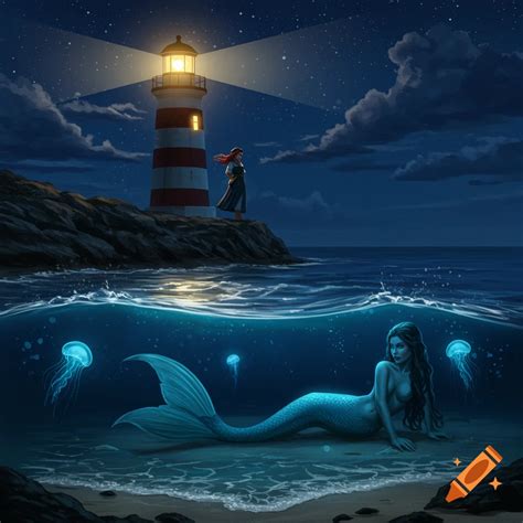 Skiffandthemermaid Created On Craiyon