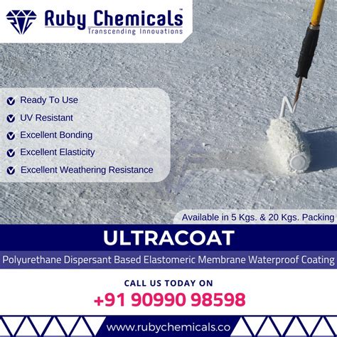 Ultracoat Single Component Polyurethane Dispersant Based Elastomeric Membrane Waterproof