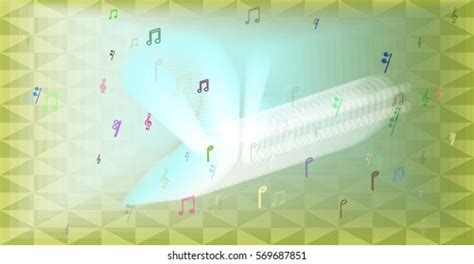 Musical Note Background Design Stock Vector Royalty Free 569687851