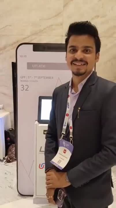 Rohan Pingale On Linkedin Indias First Upi Atm Enables Qr Based Upi
