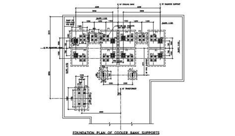 Foundation Plan Autocad Drawing Download Dwg File
