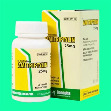 Amitriptylin 25mg Là Thuốc Gì Trị Bệnh Gì Giá Bao Nhiêu Mua ở đâu