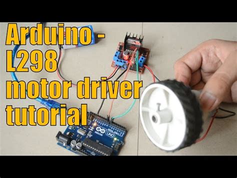 How To Control A Dc Motor With L298n Driver And Arduino Uno