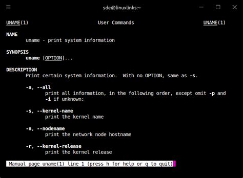 Alternatives To Popular CLI Tools Uname LinuxLinks