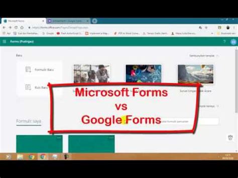 Microsoft Forms Vs Google Forms YouTube
