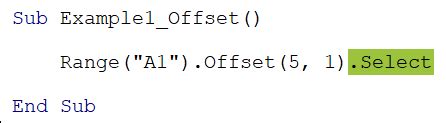 VBA Offset Excel Function Examples How To Use