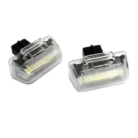 2x Luz Led De Matrícula Blanca Para Ford Transit Tourneo Mk5 Mk6 Mk7