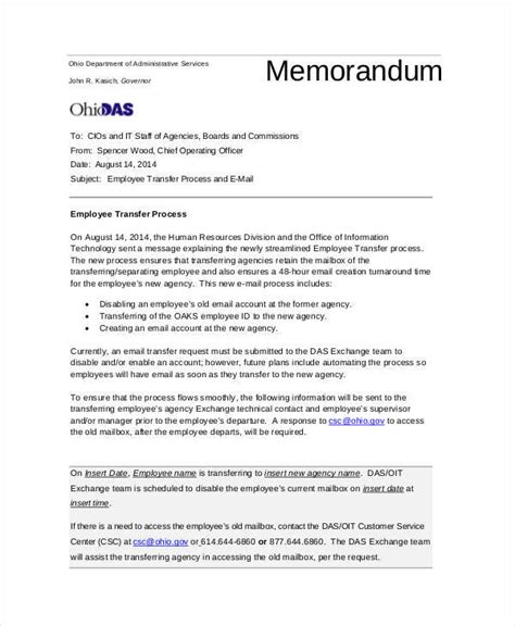 Internal Memo Sample Memo To Employees Regarding Working Hours PDF