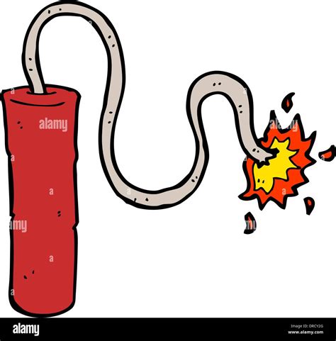 Cartoon Dynamite Burning Stock Vector Image And Art Alamy