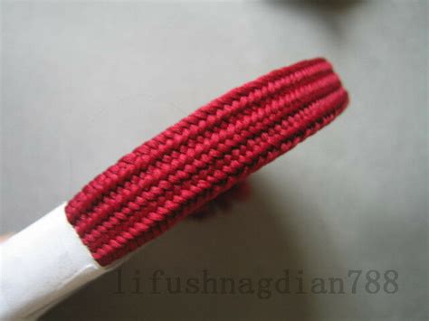 65m Red Japanese Sword Tsuka Ito And Sageo Wrappi Grandado
