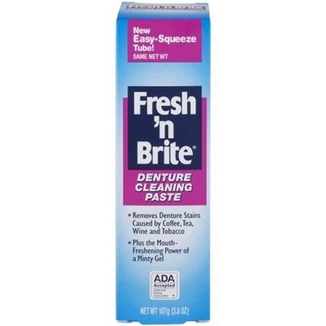 Denture Toothpaste And Cleanser Options False Teeth Options