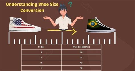 Shoe Size Conversion Brazil To Us Chart And Guide