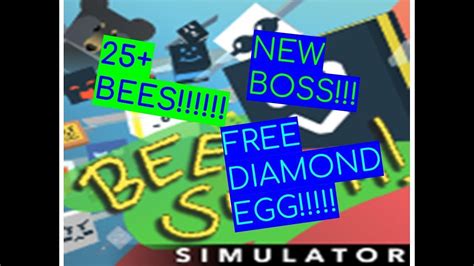 Free Diamond Egg Roblox Bee Swarm Simulator New Update Youtube