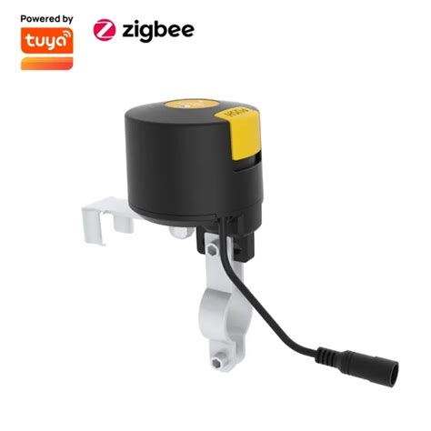 Electric Ball Valve Actuator In Zigbee Tuya Smart Wireless Connect With Smoke Sensor Gas Sensor
