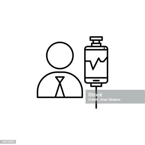 중독자 고객 스마트 폰 아이콘 사회 중독자 아이콘의 요소 웹 사이트 디자인 및 개발 응용 프로그램 개발을위한 얇은 라인 아이콘 프리미엄 아이콘 Cult에 대한 스톡 벡터