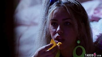 Two Teens Have Lesbian Sex To Scare Away Whatever Is Tracking Them XNXX COM