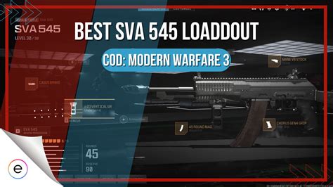 Mw3 Best Sva 545 Loadout And Class Setup