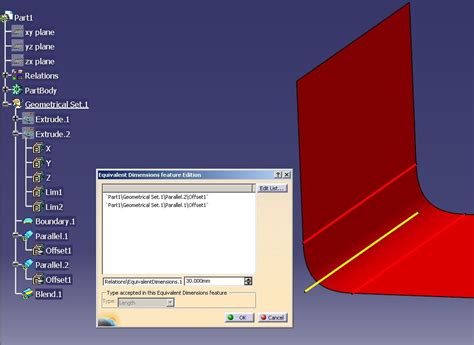 Catia Surfaces Control Blends Offset With Single Parameter Value