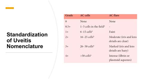Uveitis Clinical Features Pptx